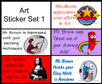 Art Sticker Set 1