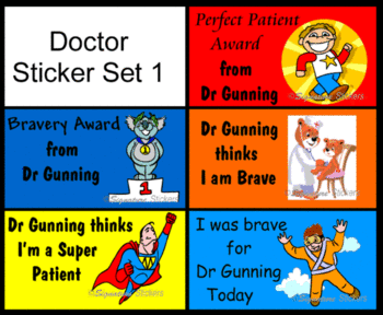 Doctor Sticker Set 1