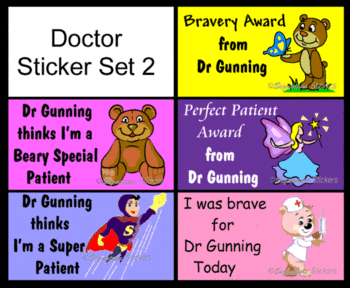 Doctor Sticker Set 2