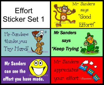 Effort Sticker Set 1