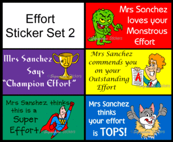 Effort Sticker Set 2