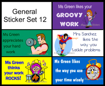 General Sticker Set 12