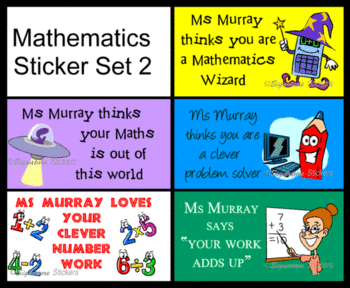 Mathematics Sticker Set 2
