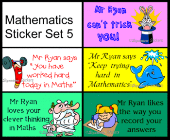 Mathematics Sticker Set 5