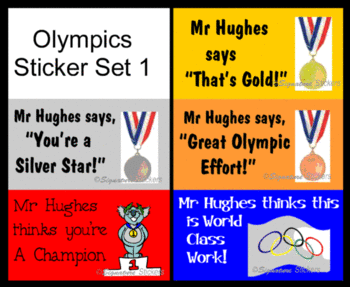 Olympics Sticker Set 1