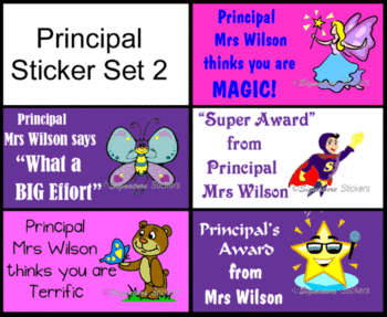 Principal Sticker Set 2
