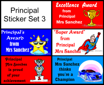 Principal Sticker Set 3